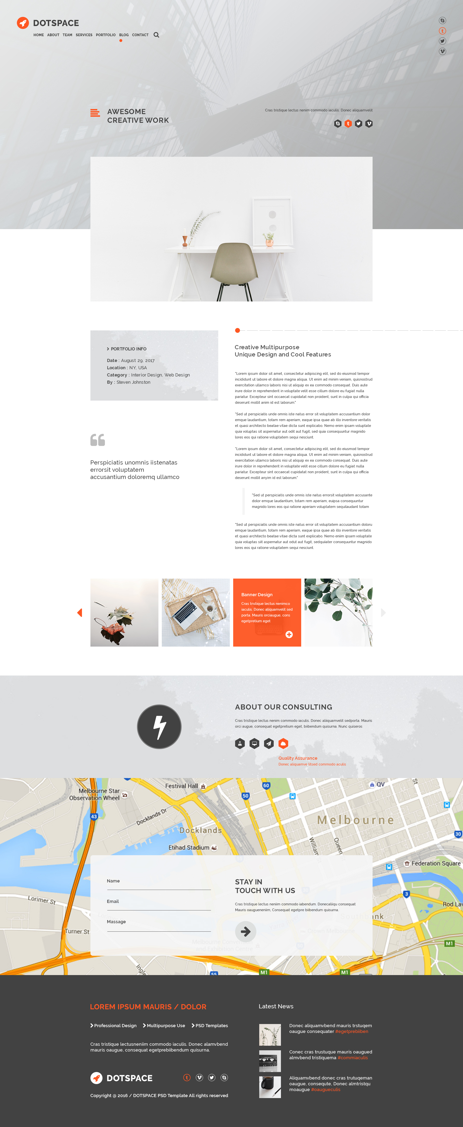 Dotspace - Corporate PSD Template by KhidD | ThemeForest